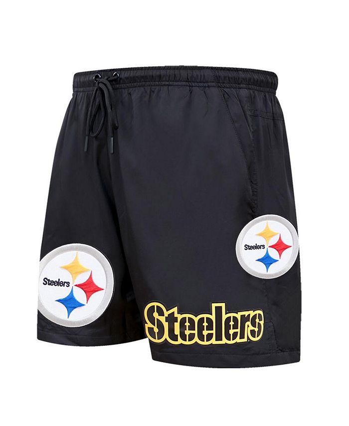 Pro Standard Men's Black Pittsburgh Steelers Woven Shorts - Macy's