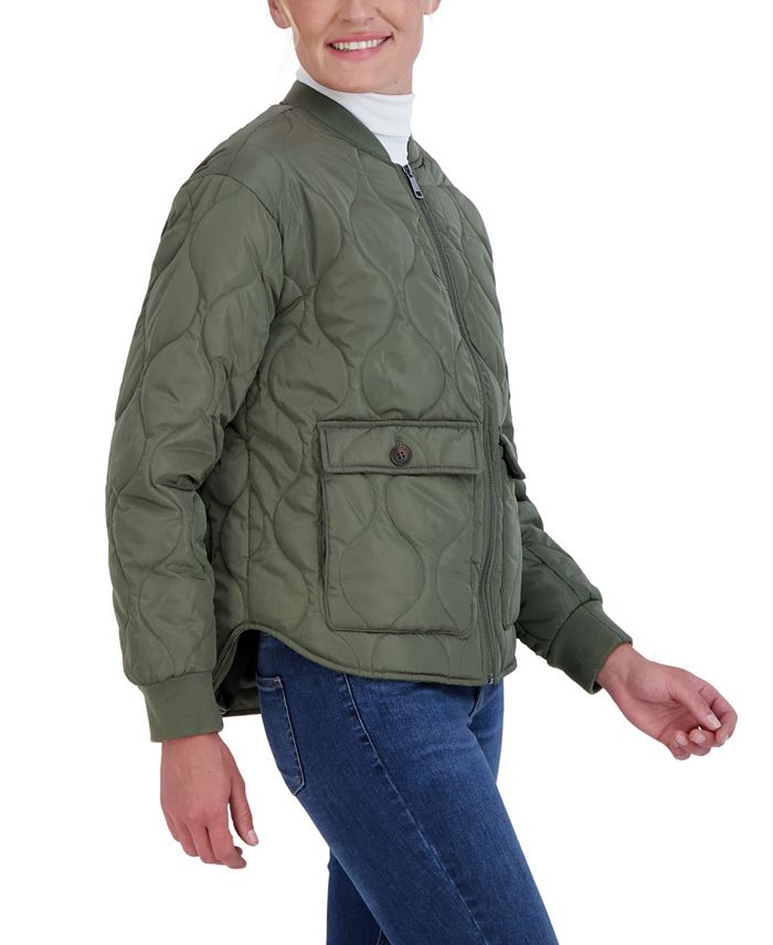 Sebby Collection Women's Quilted Short Jacket - Macy's
