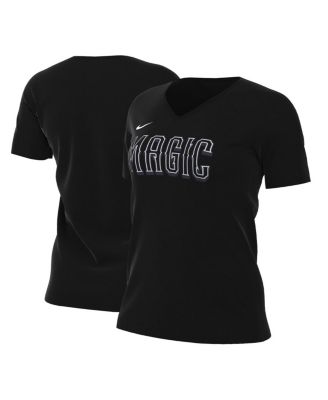 Women's Nike Black Orlando Magic 2022/23 City Edition Essential V-Neck ...