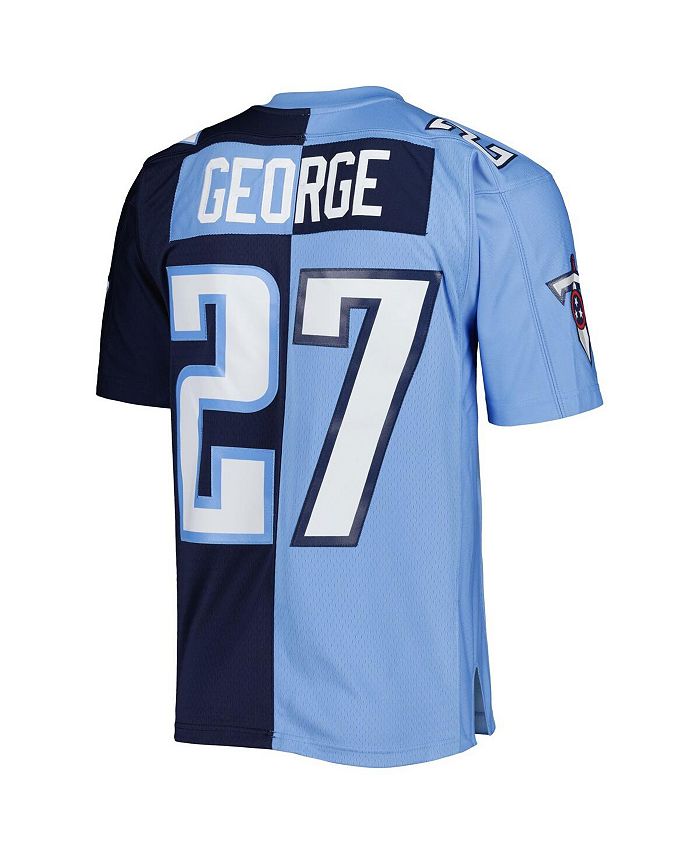 Mitchell & Ness Men's Eddie George Navy, Light Blue Tennessee Titans ...