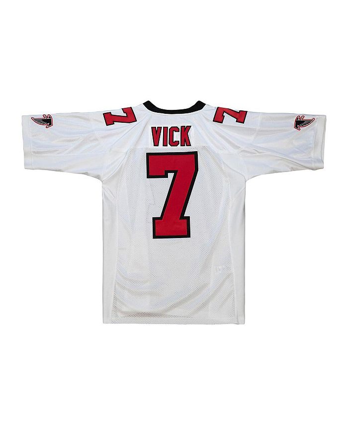 Mitchell & Ness Men's Michael Vick White Atlanta Falcons 2001 Authentic ...