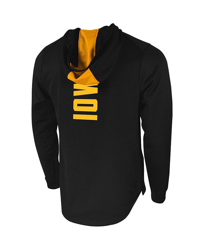 Nike Men's Black Iowa Hawkeyes 2-Hit Performance Pullover Hoodie - Macy's