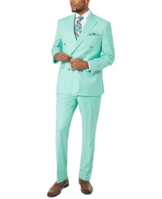 Tayion Collection Men's Classic-Fit Wool Blend Suit - Macy's