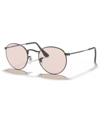 Ray-Ban Photochromatic Sunglasses, RB3447 Round Evolve - Macy's