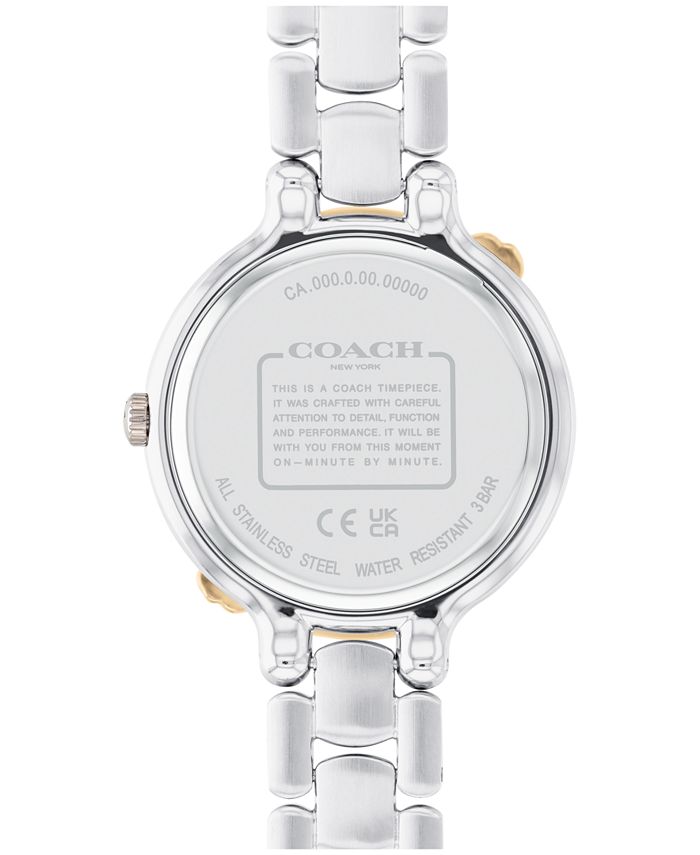 COACH Women's Chelsea Quartz Two-Tone Stainless Steel Bracelet Watch ...