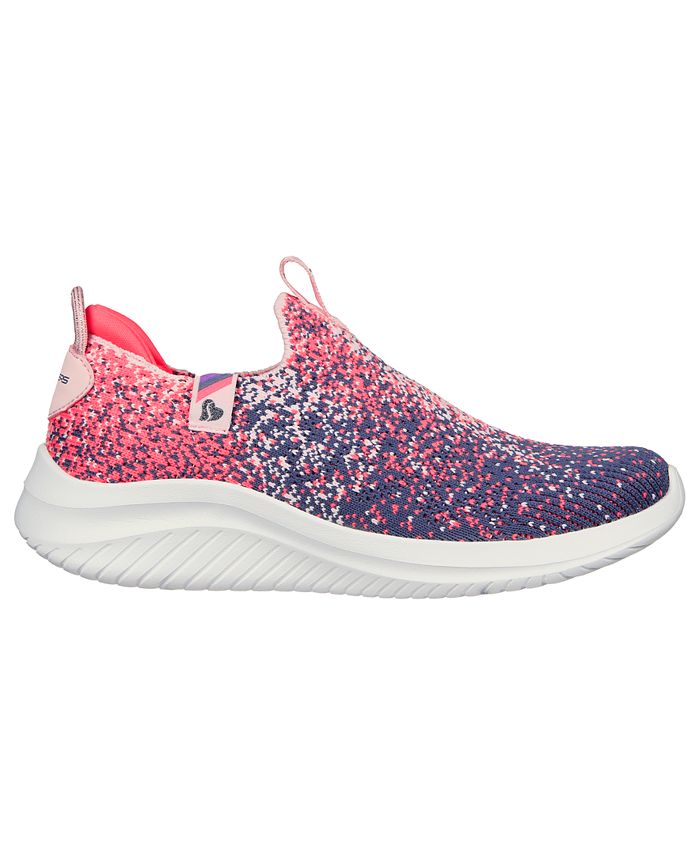Skechers Little Girls Ultra Flex 3.0 - Splendid Spots Casual Sneakers ...
