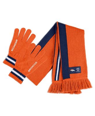 Women's WEAR by Erin Andrews Denver Broncos Scarf and Glove Set - Macy's