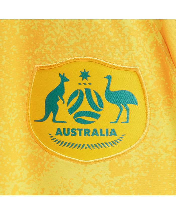 Nike Men's Yellow Australia National Team 2022/23 Home Replica Jersey ...