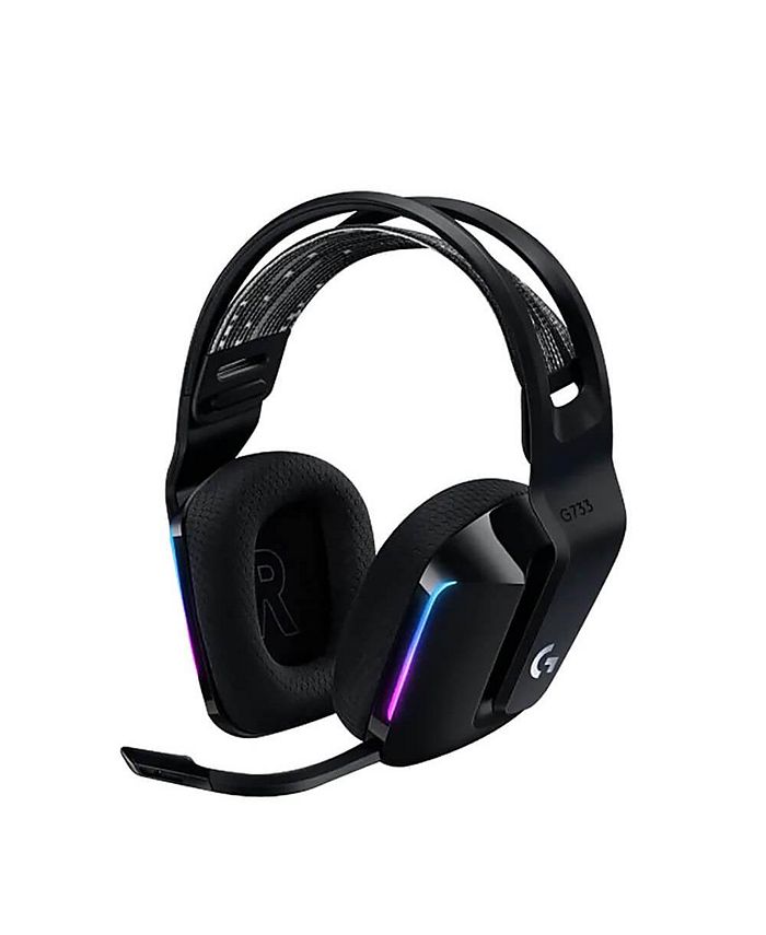Logitech G Series G733 Black Wireless Over-the-Ear Gaming Headset - Macy's
