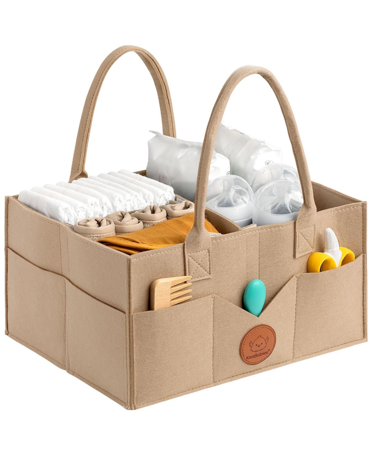 Click here for KeaBabies Original Baby Diaper Caddy Organizer  La... prices
