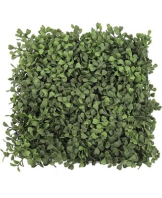 Floral Home 20" Boxwood Square - Realistic Artificial Greenery - Macy's
