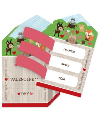 Big Dot of Happiness Woodland Creatures - Forest Cards for Kids Happy ...
