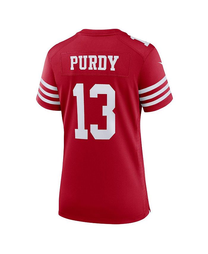 Nike Women's Brock Purdy Scarlet San Francisco 49ers Game Player Jersey ...