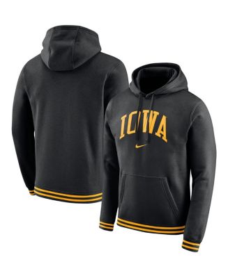 Men's Nike Black Iowa Hawkeyes Sketch Retro Pullover Hoodie - Macy's
