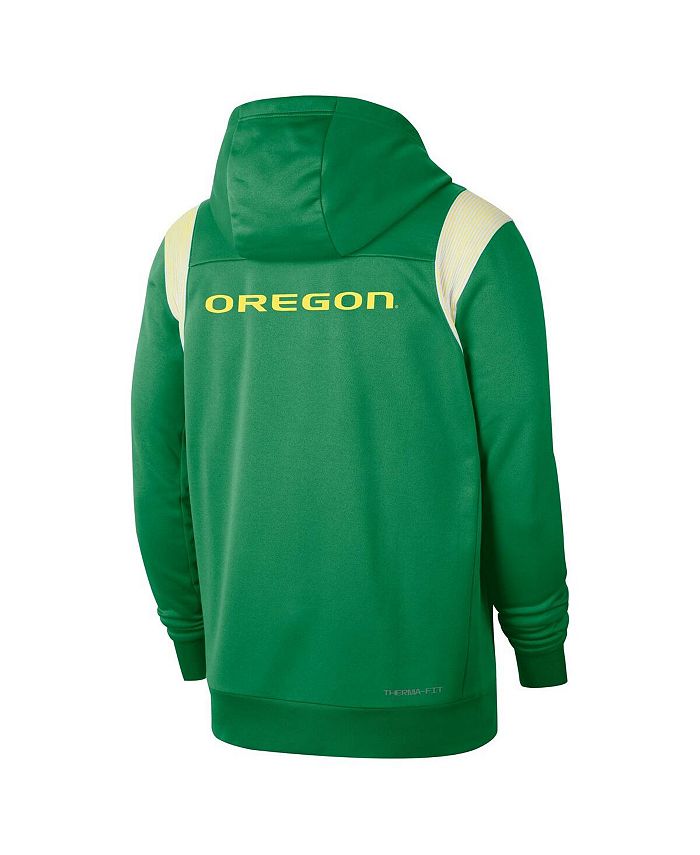 Nike Men's Green Oregon Ducks Sideline Lockup Performance Full-Zip ...