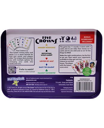 PLAYMONSTER Five Crowns - The Five-Suited Rummy-Style Card Game - Macy's
