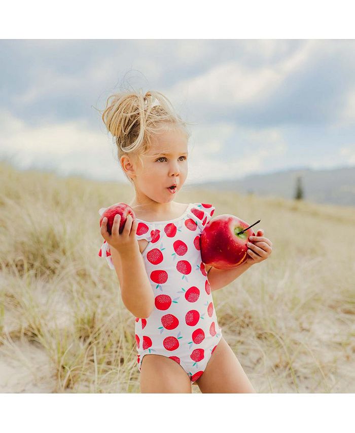 Snapper Rock Toddler, Child Girls Juicy Fruit Sustainable Flutter ...