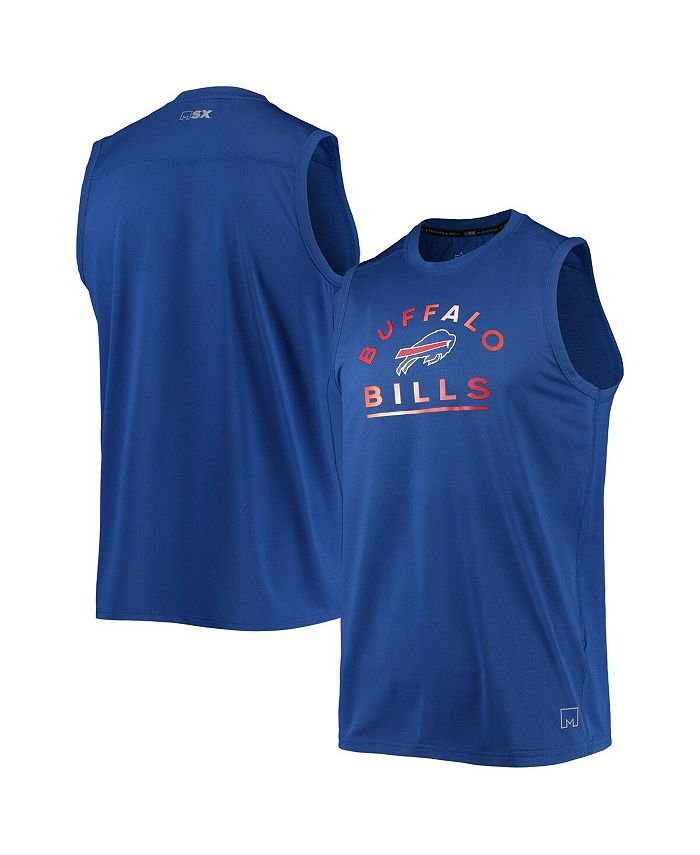 MSX by Michael Strahan Men's Royal Buffalo Bills Rebound Tank Top - Macy's