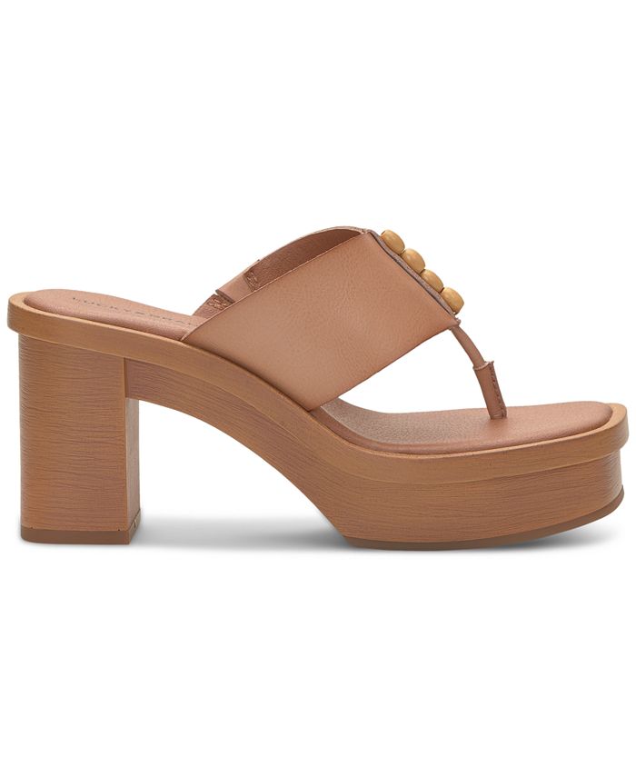 Lucky Brand Women's Mandelina Thong Platform Sandals - Macy's