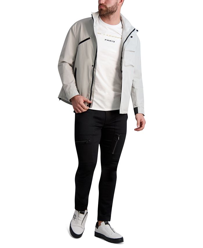 KARL LAGERFELD PARIS Men's Bomber Jacket, Created for Macy's - Macy's