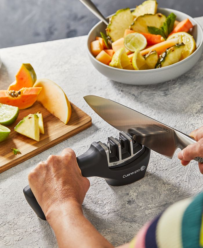 Cuisine::pro® Id3 3 step Knife Sharpener - Macy's