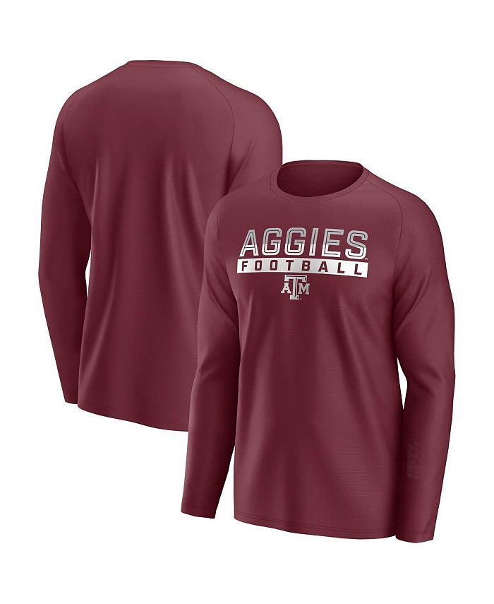 Fanatics Men's Maroon Texas A&M Aggies Weekend Favorite Raglan Long ...