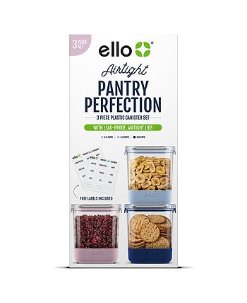 Ello Plastic Canister Set, 6 Piece - Macy's