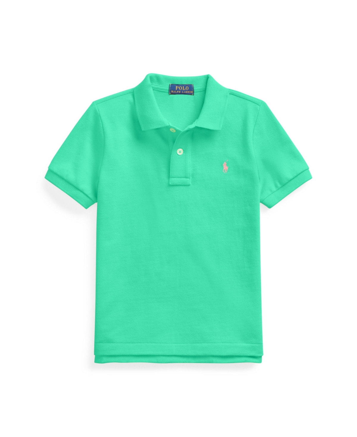 Polo Ralph Lauren Toddler and Little Boys Cotton Mesh Polo Shirt - Sunset Green