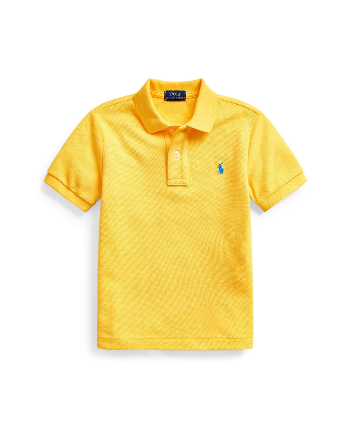 Polo Ralph Lauren Toddler and Little Boys Cotton Mesh Polo Shirt - Yellowfin