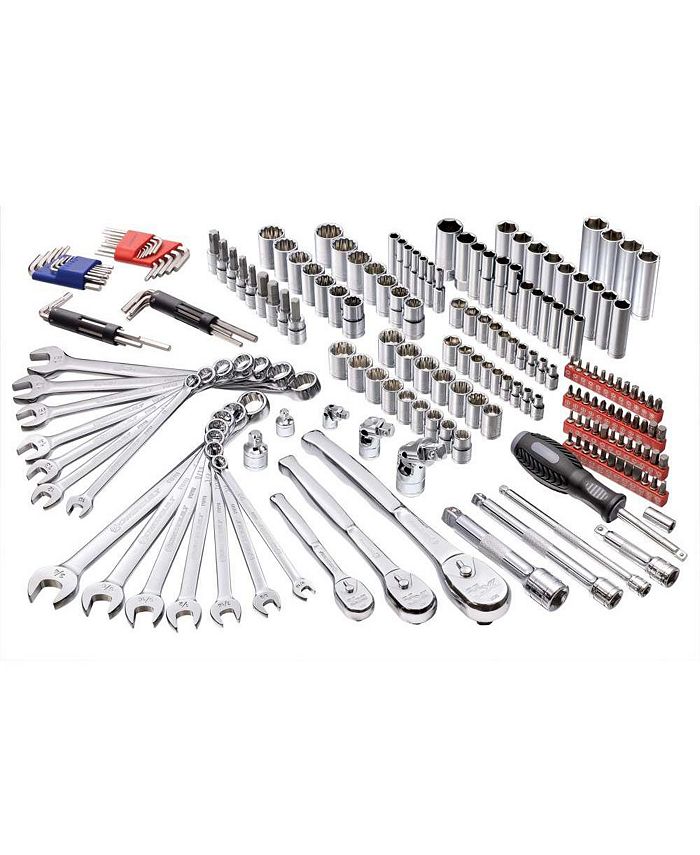 Powerbuilt 200 Piece Master Tool Set with Sockets, Ratchets, and ...