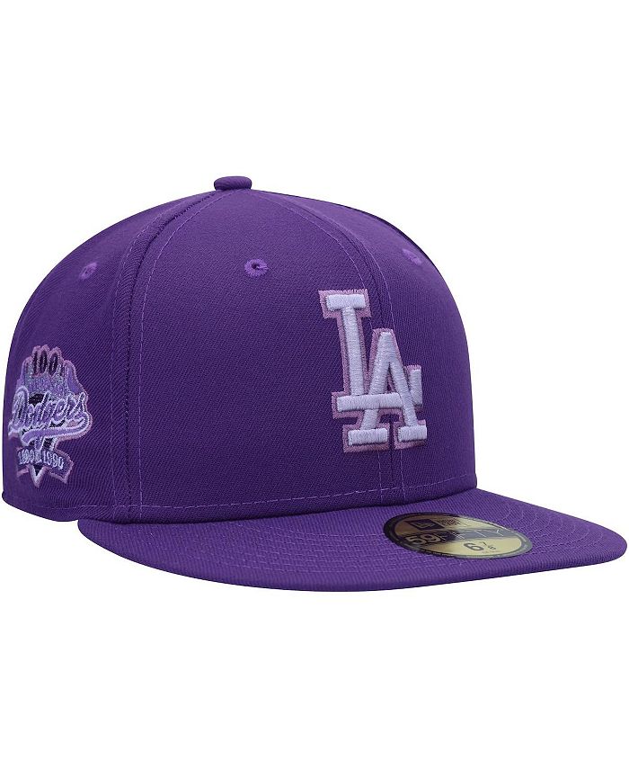 New Era Men's Purple Los Angeles Dodgers Lavender Undervisor 59FIFTY ...