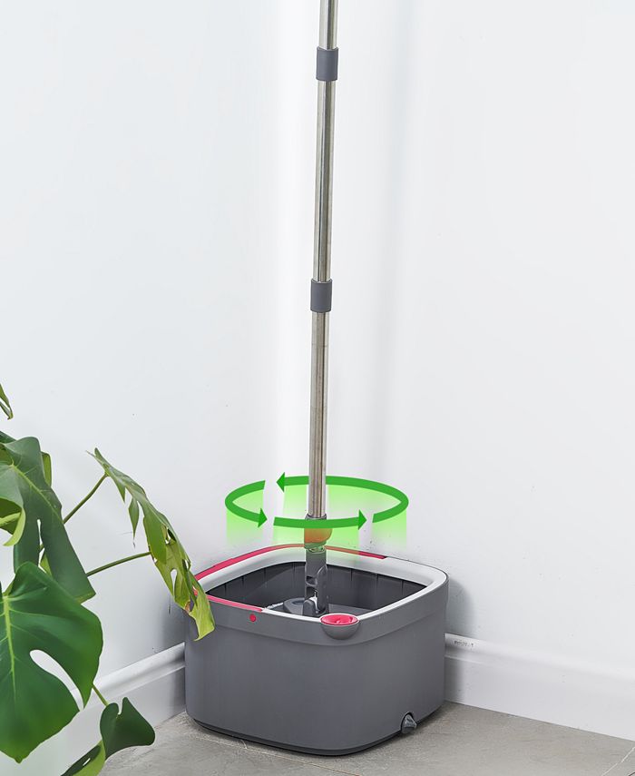 True & Tidy Mop, Silicone Sweeper & Bucket Cleaning System - Macy's