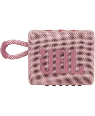JBL Go 3 Pink Portable Bluetooth Speaker - Macy's