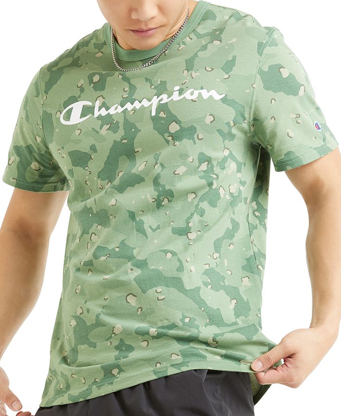 Champion Men's Standard-Fit Camo Logo Graphic T-Shirt & Reviews ...