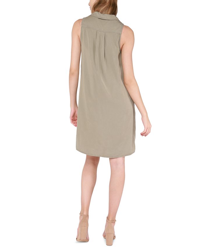 Black Tape Women's Sleeveless Collared Mini Dress - Macy's