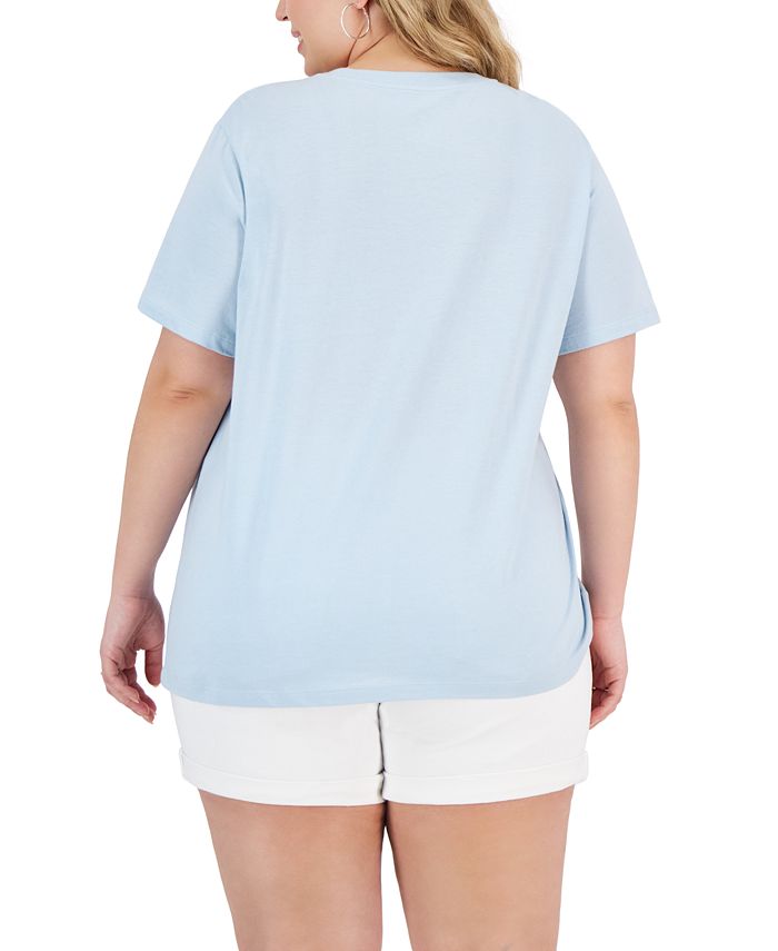 Grayson Threads Black Trendy Plus Size West Coast Tee - Macy's