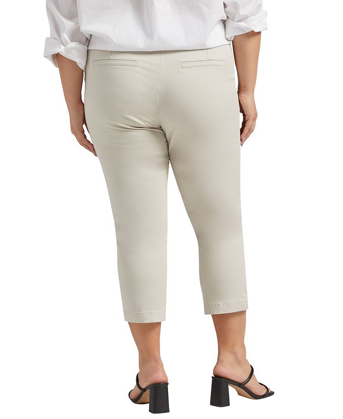JAG Plus Size Maddie Mid Rise Capri Pants - Macy's
