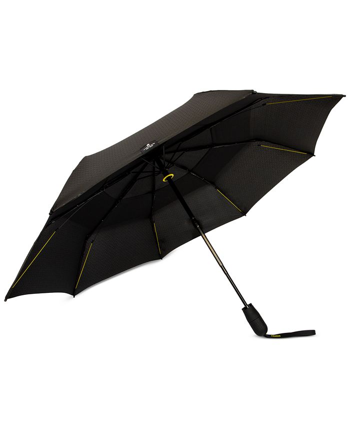 Shedrain Men's Compact Black Logo Umbrella - Macy's