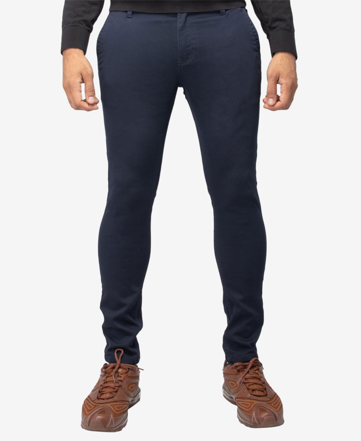 Click here for X-Ray Mens Slim Fit Commuter Chino Pants - Navy prices