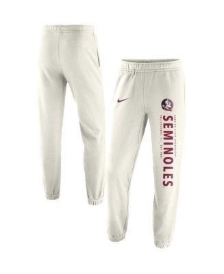 Men's Nike Cream Florida State Seminoles Saturday Fleece Pants - Macy's