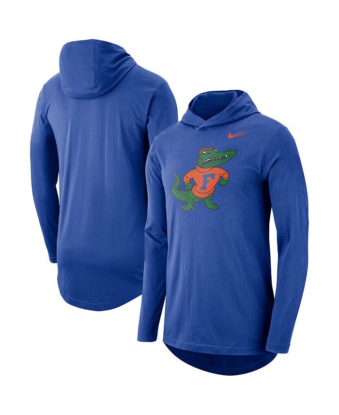 Nike Men's Royal Florida Gators Long Sleeve Hoodie Tri-Blend ...
