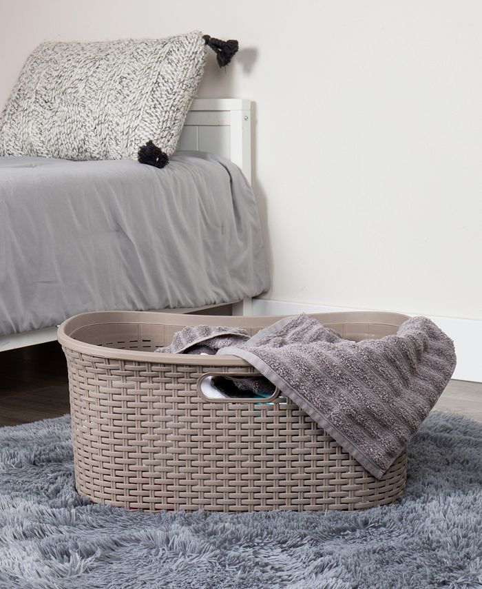 Mind Reader Basket Collection Laundry Basket, Cut Out Handles ...