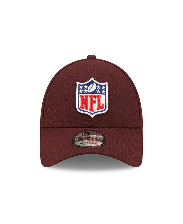 New Era Men's Maroon NFL Shield Logo 9FORTY Adjustable Hat - Macy's