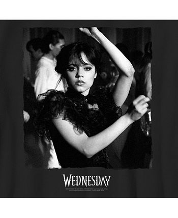 Netflix Boy's Wednesday Black and White Dance Scene Child T-Shirt - Macy's