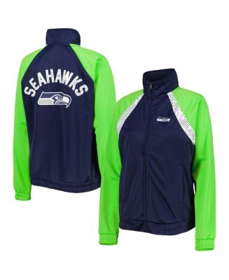 Women's G-III 4Her by Carl Banks College Navy and Neon Green Seattle ...