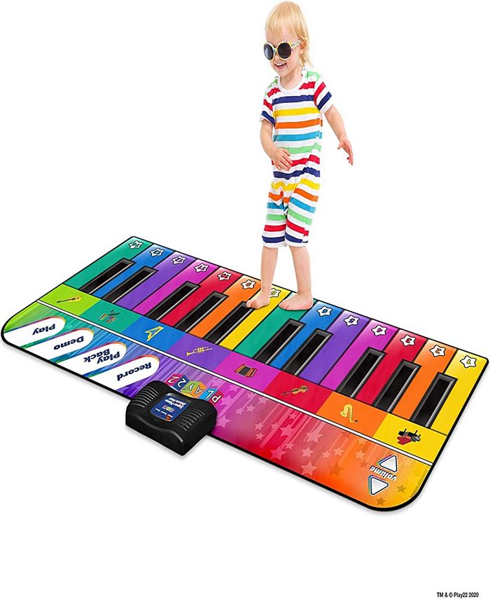Play22 Colorful Keyboard Playmat 71" - 24 Keys Piano Play Mat - Macy's