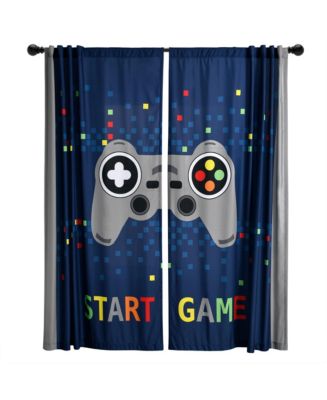 Lush Décor Video Games 2 Piece Set Window Curtain Panels, 52" x 84 ...