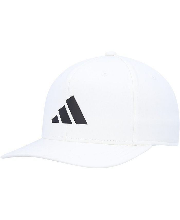 adidas Men's White 3-Bar AEROREADY Snapback Hat - Macy's