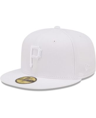 New Era Men's Pittsburgh Pirates White on White 59FIFTY Fitted Hat - Macy's