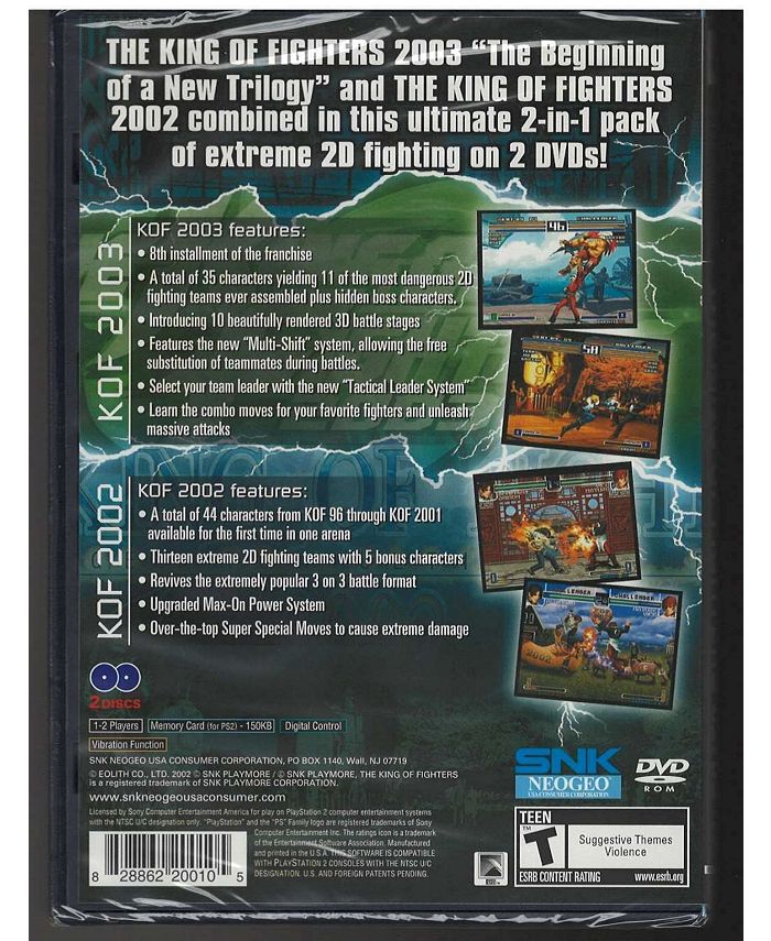 SNK King of Fighters 2002-2003 - PlayStation 2 - Macy's